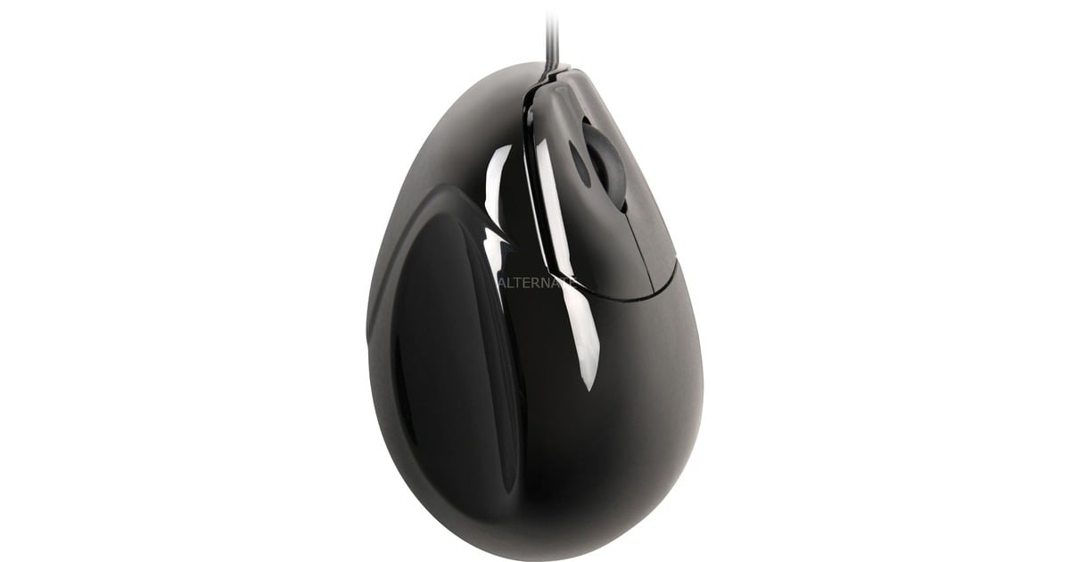 Evoluent Vertical Mouse Standard RH, Maus schwarz/grau
