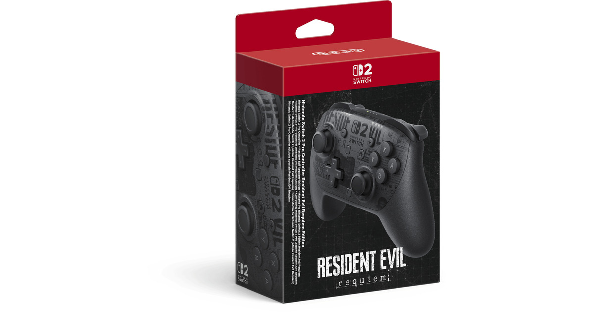 Nintendo Switch 2 Pro Controller - Resident Evil Requiem Edition ...
