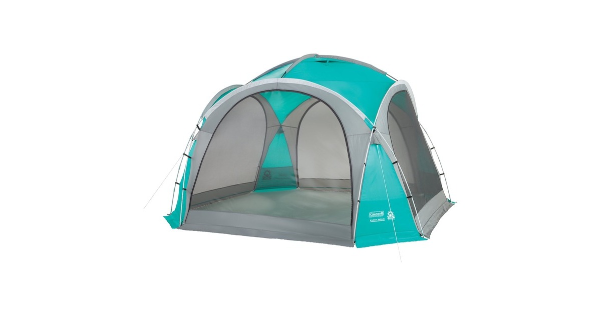 Coleman Event Dome Shelter XL, 4,5 x 4,5m, Pavillon hellblau/grau