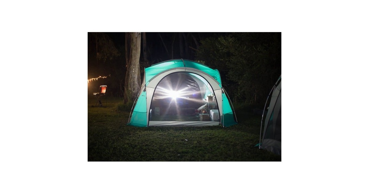 Coleman Event Dome Shelter XL, 4,5 x 4,5m, Pavillon hellblau/grau