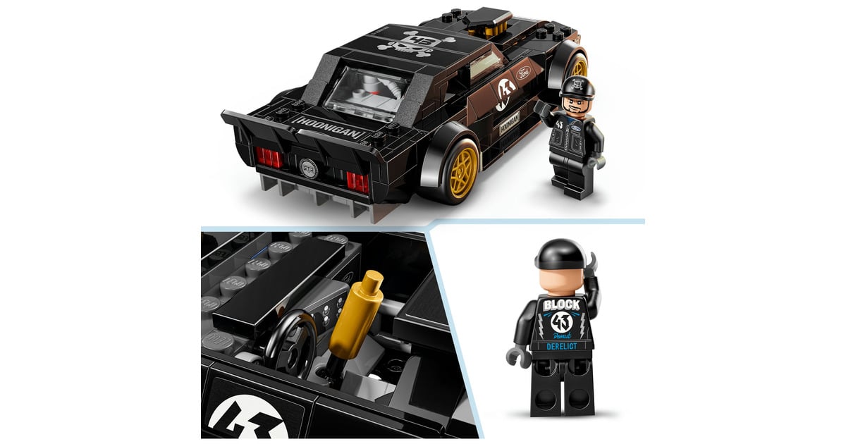 LEGO 77262 Speed Champions Ken Blocks 1965 Ford Mustang Hoonicorn V1 ...