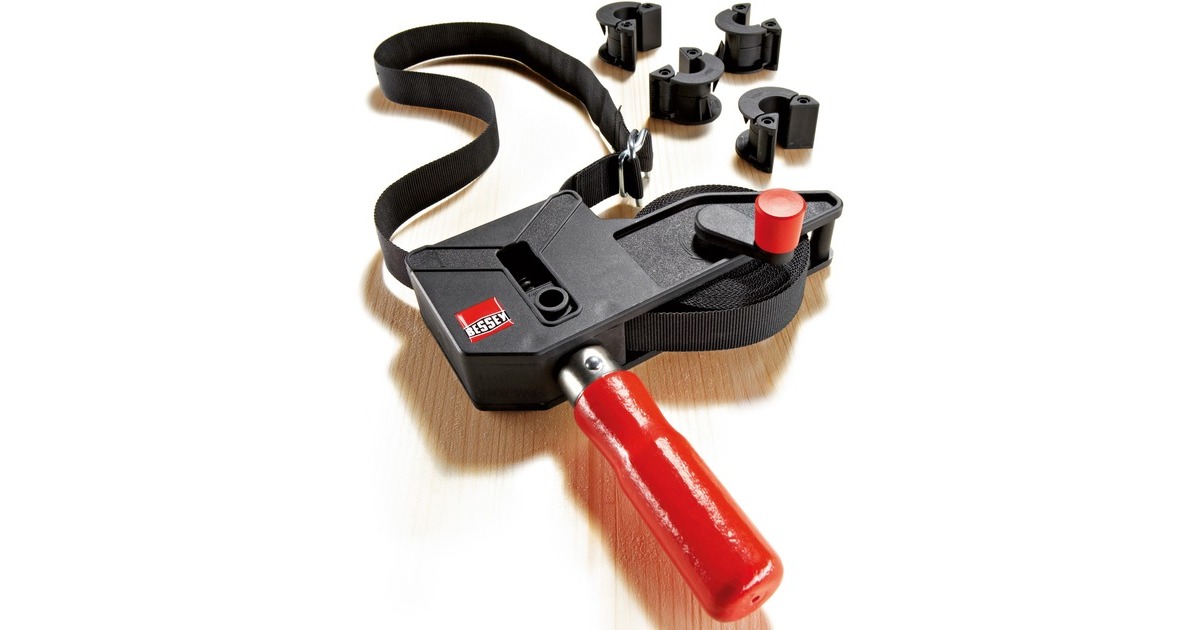 BESSEY Bandspanner BAN700 schwarz/rot, 7 Meter