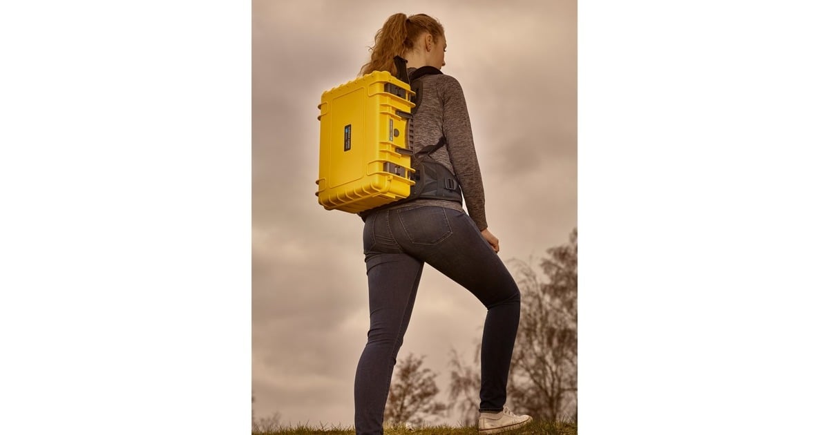 B&W Backpack System für Typ 5000/5500/6000, Trageriemen schwarz