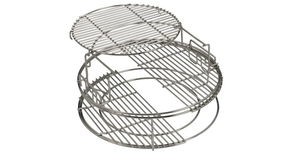 Big Green Egg EGGspander Kit Large, Grillrost edelstahl, 5-teilig, für ...