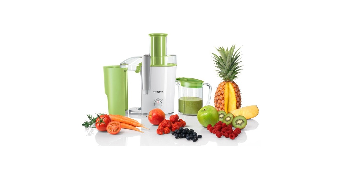 Bosch Home Entsafter VitaJuice 2 hellgrün/weiß, 700 Watt, Saftbehälter ...