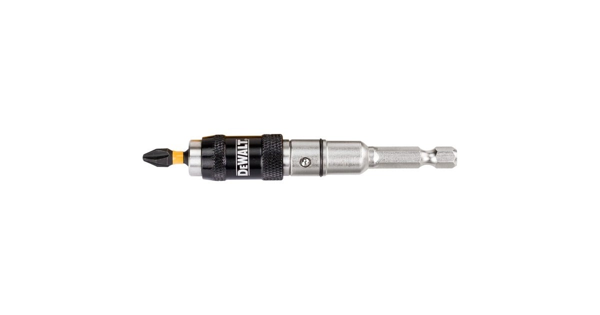 DEWALT Bithalter DT7505, schwenkbar, schlagfest, 1/4", Bit-Satz mit ...