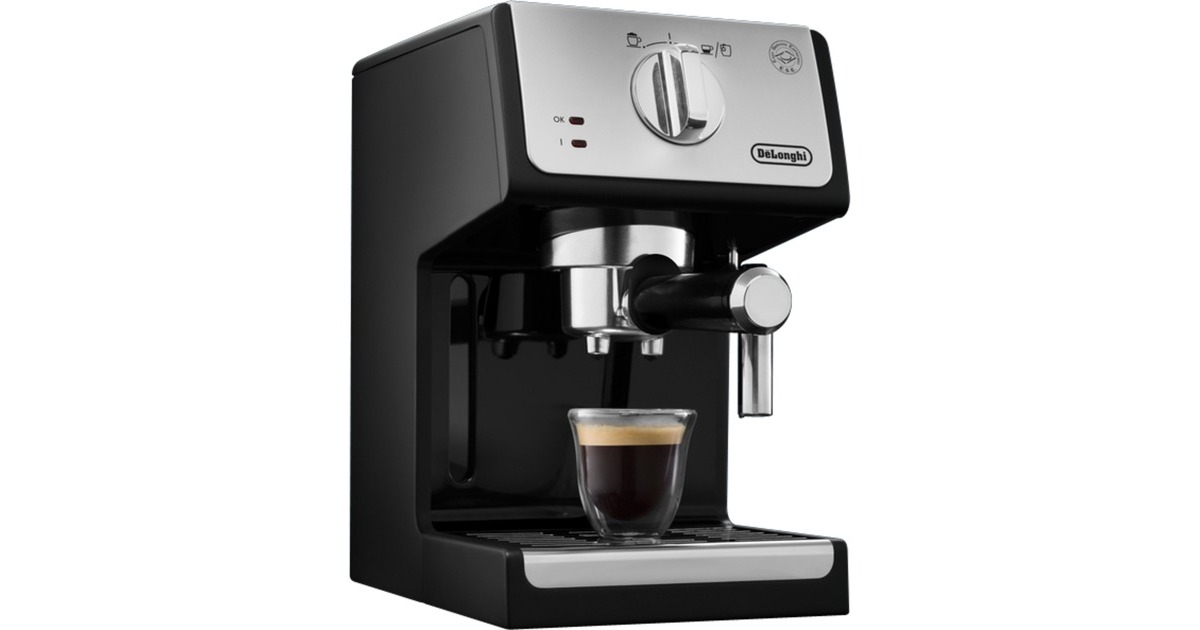 DeLonghi Active Line ECP 33.21.BK, Espressomaschine schwarz/silber