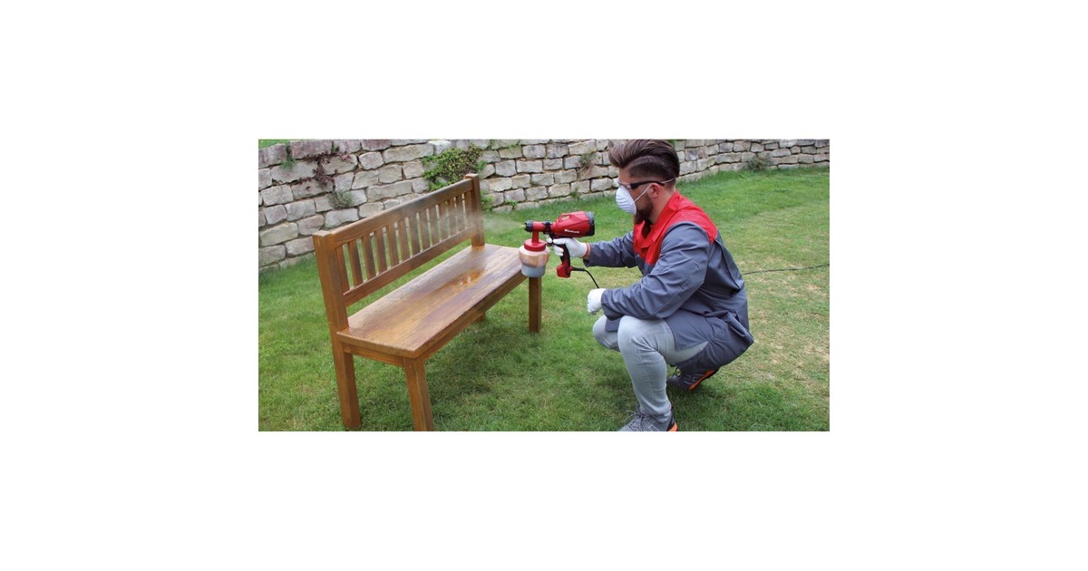 EINHELL Farbsprühpistole TC-SY 400 P rot/schwarz, 400 Watt