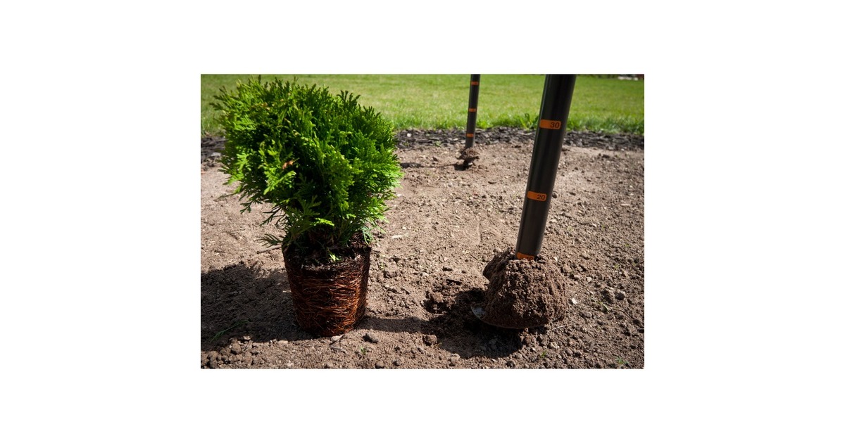 Fiskars QuikDrill M Hand-Erdbohrer 150mm schwarz/orange