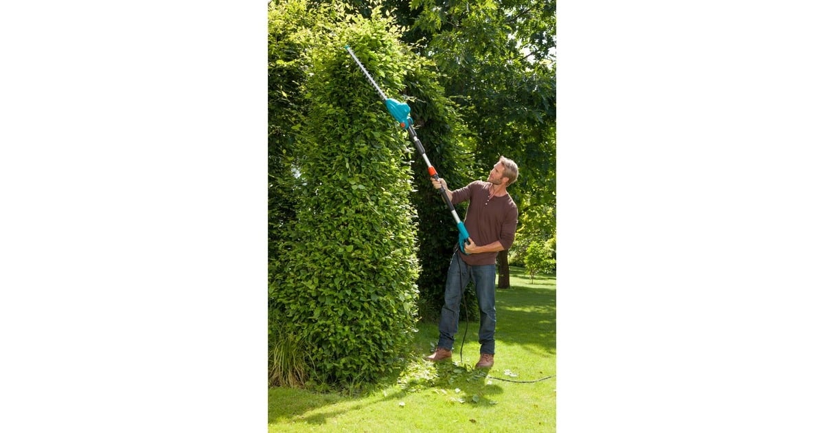 GARDENA Elektro-Teleskop-Heckenschere THS 500/48 türkis, 500 Watt