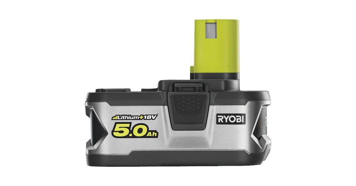 Ryobi ONE+ Akku 18Volt 5Ah Lithium+ RB18L50 grau/grün