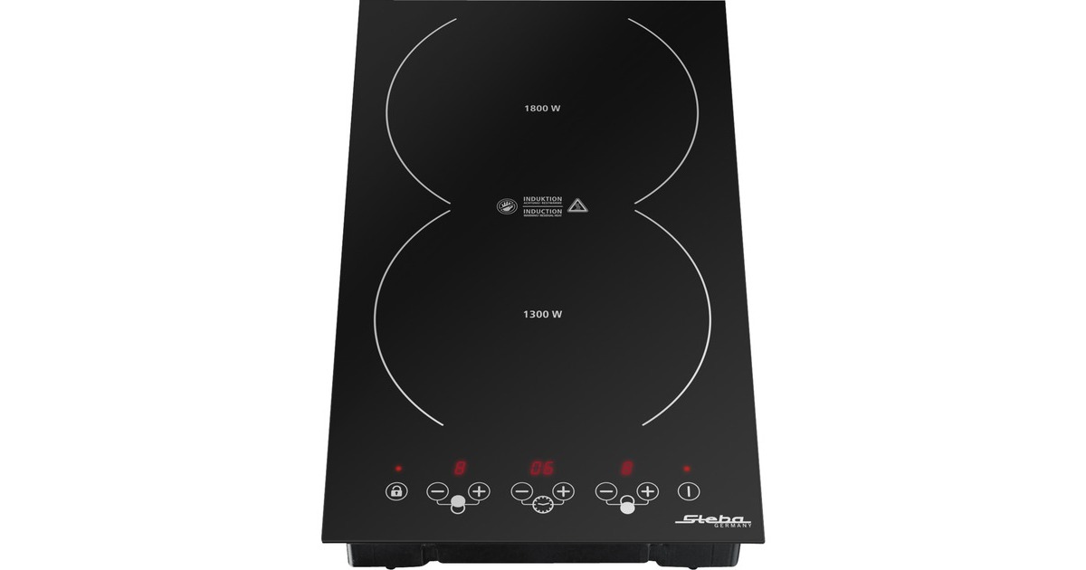 Steba Doppel-Induktions-Kochfeld IK 200, Autarkes Kochfeld schwarz