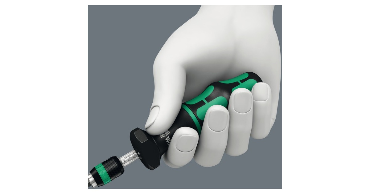 Wera Drehmoment-Schraubendreher 7441, Drehmomentschlüssel schwarz/grün ...