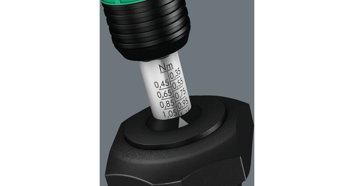 Wera Drehmoment-Schraubendreher 7441, Drehmomentschlüssel schwarz/grün ...