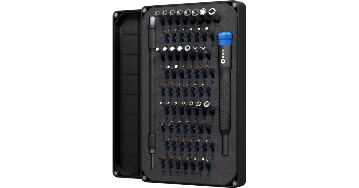 iFixit Mako Precision Bit-Satz schwarz, 66-teilig