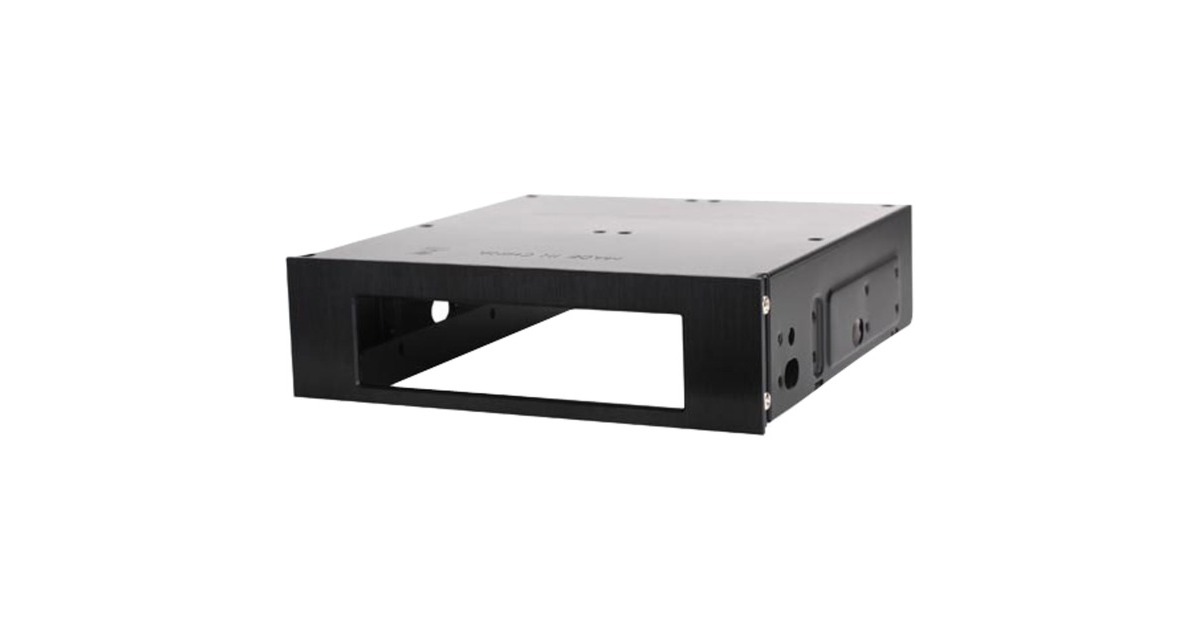 SilverStone FP55B, Einbaurahmen schwarz, 1x 3,5" und 2x 2,5" in 1x 5,25 ...