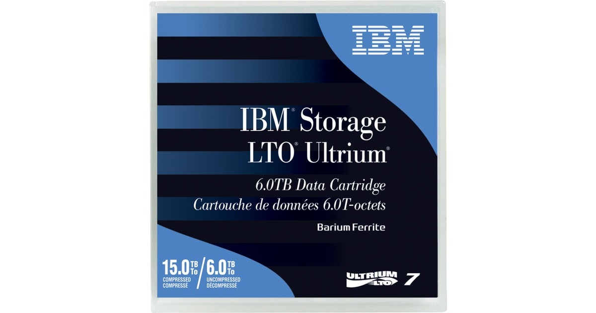 IBM LTO Ultrium 7, Streamer-Medium schwarz