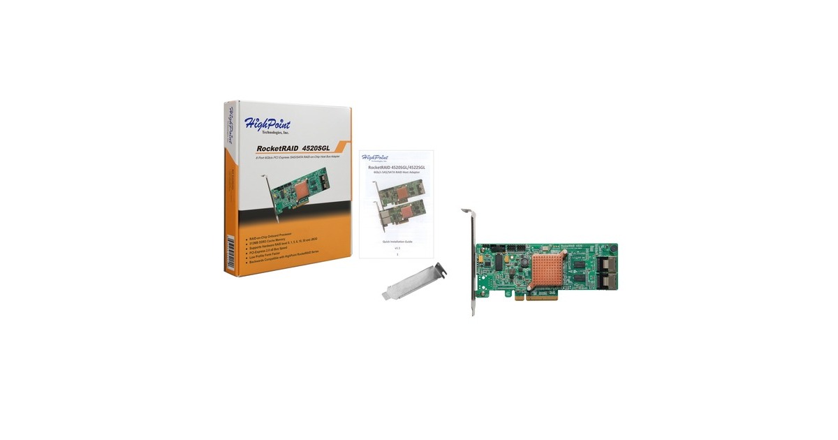 HighPoint RocketRAID 4520SGL, Serial ATA-Controller