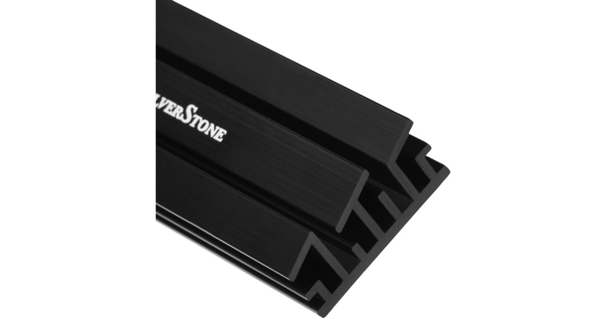 SilverStone TP02-M2, Set schwarz, unterstützt 2280-M.2-SSD