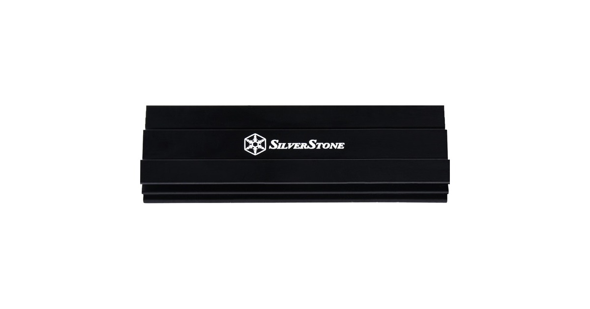 SilverStone TP02-M2, Set schwarz, unterstützt 2280-M.2-SSD