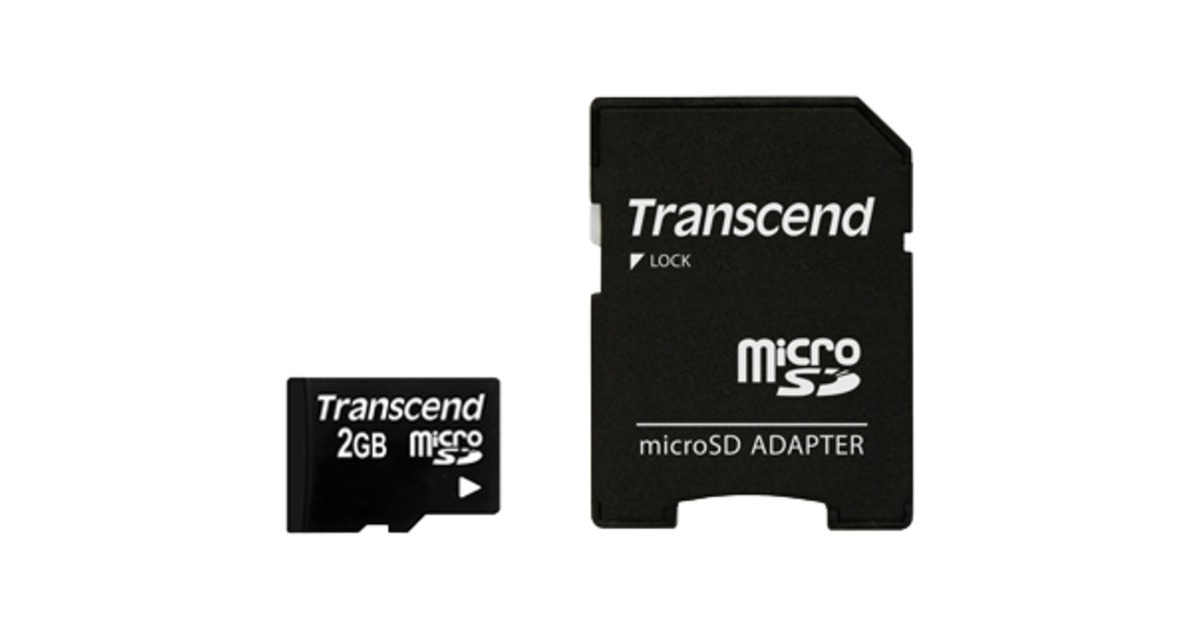 Transcend micro Secure Digital Card 2 GB, Speicherkarte