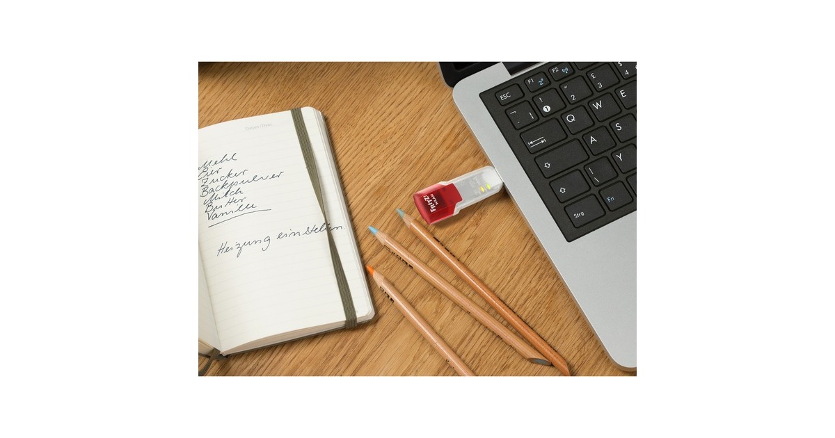 AVM FRITZ!WLAN Stick AC 860, WLAN-Adapter weiß/rot Outlet