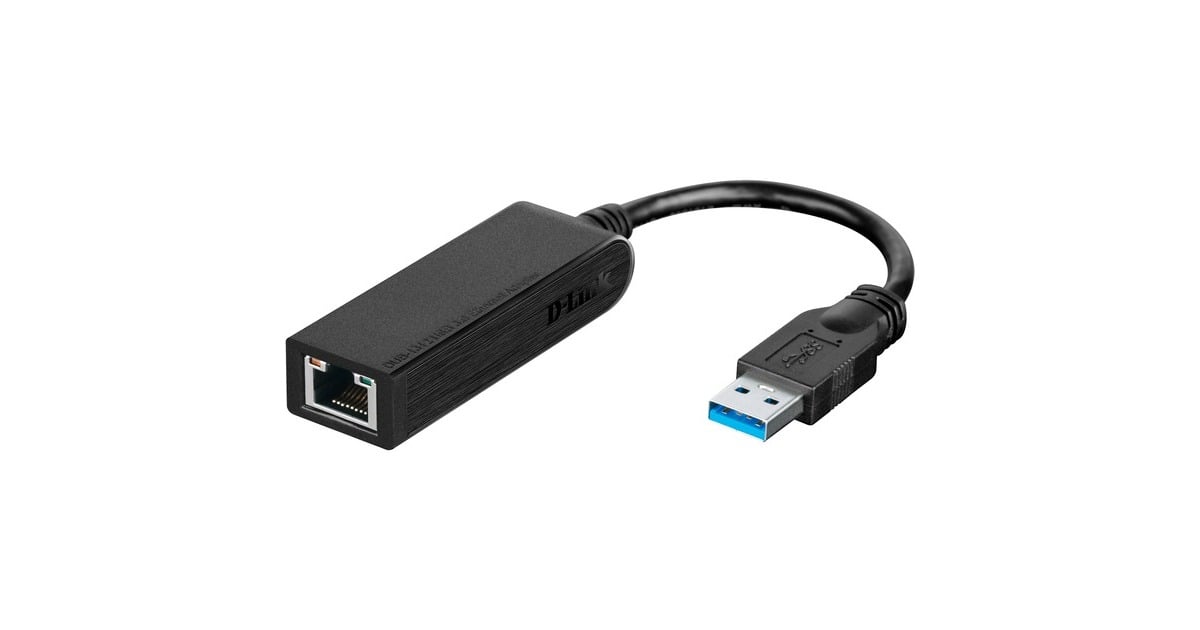 D-Link DUB-1312, LAN-Adapter schwarz
