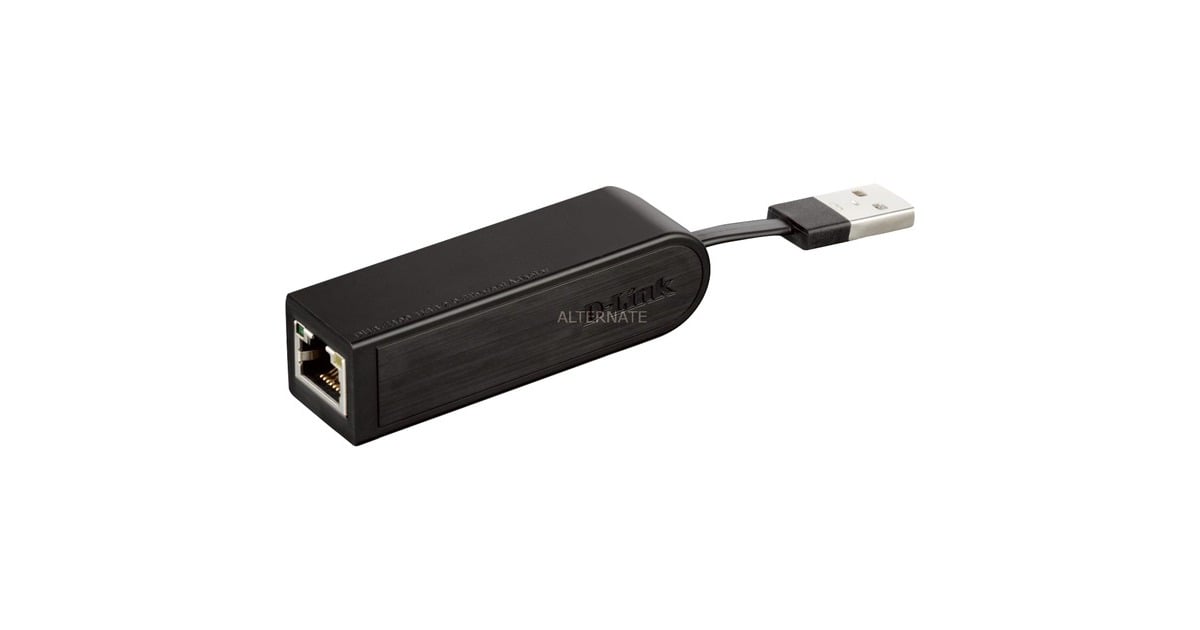 D-Link DUB-E100, LAN-Adapter schwarz