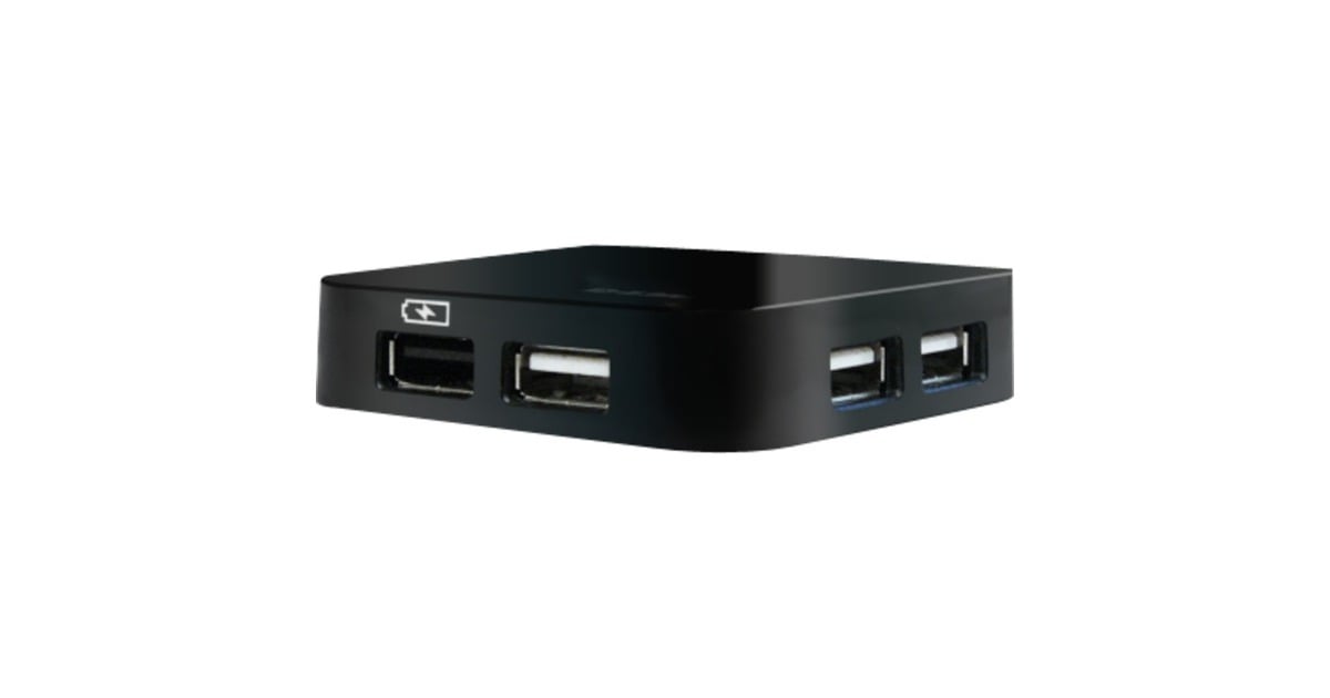 D-Link DUB-H4, USB-Hub schwarz, mit Netzteil