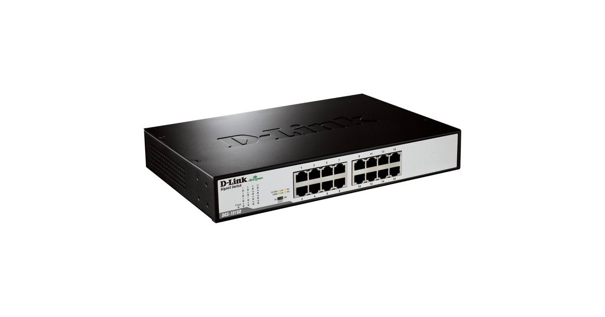 D-Link Switch DGS-1016D schwarz