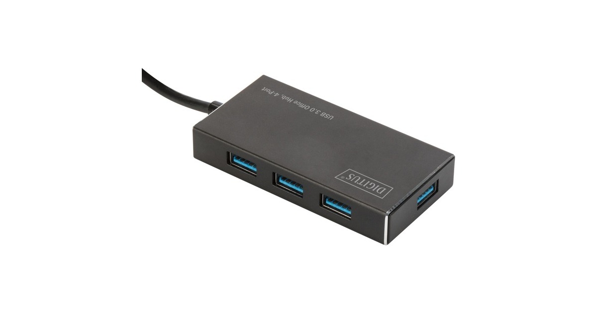 Digitus USB 3.0 Office Hub 4-Port, USB-Hub
