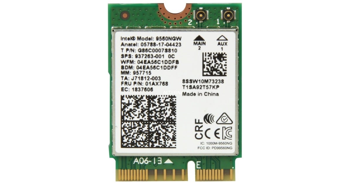 Intel® Dual Band WLAN-AC 9560 M.2, WLAN-Adapter Bulk