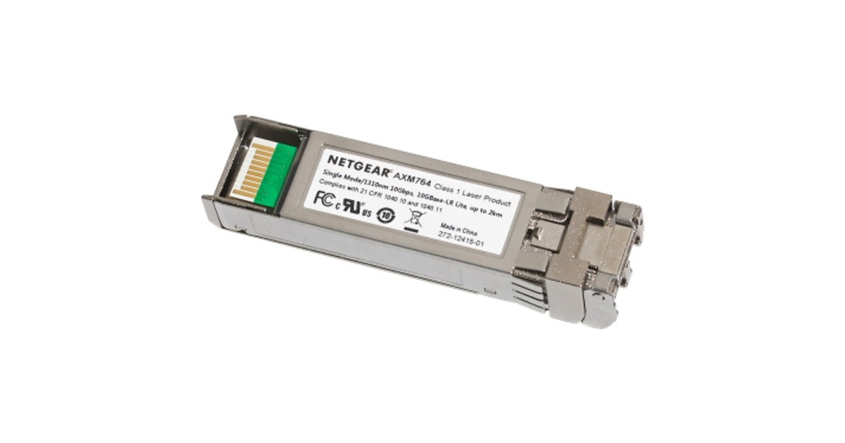 Netgear GBIC AXM764 10G/LC LR/SFP+, Transceiver 10-Gigabit, LR/SFP+