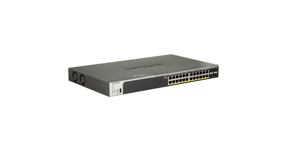 Netgear GS728TPPv2, Switch grau