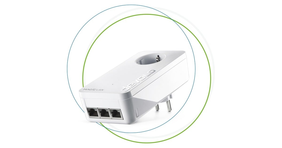 devolo Magic 2 LAN triple + Single, Powerline Outlet