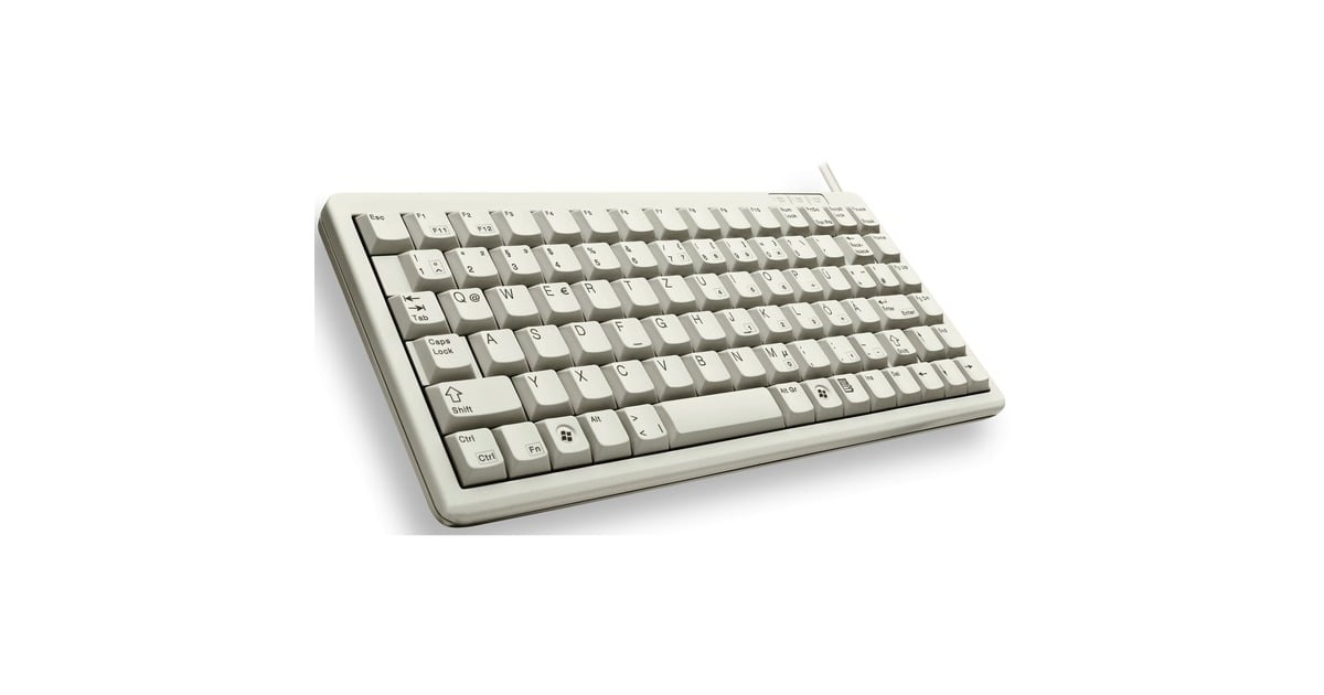 CHERRY Compact-Keyboard G84-4100, Tastatur beige, DE-Layout, Cherry ...