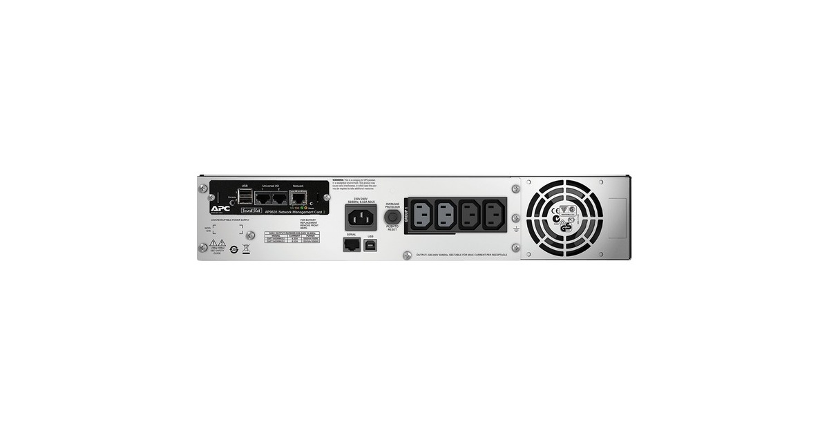 APC Smart-UPS SMT1500RMI2UNC 1500VA, USV schwarz