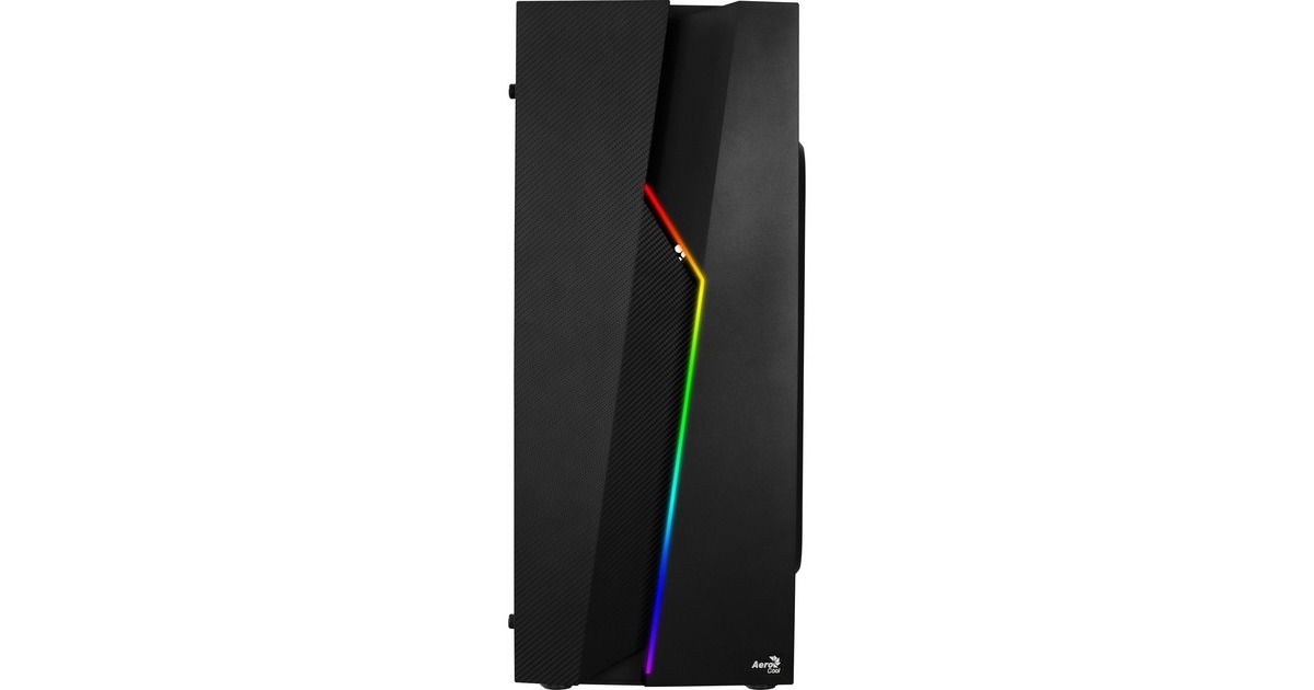 Aerocool Bolt, Tower-Gehäuse schwarz, Window-Kit