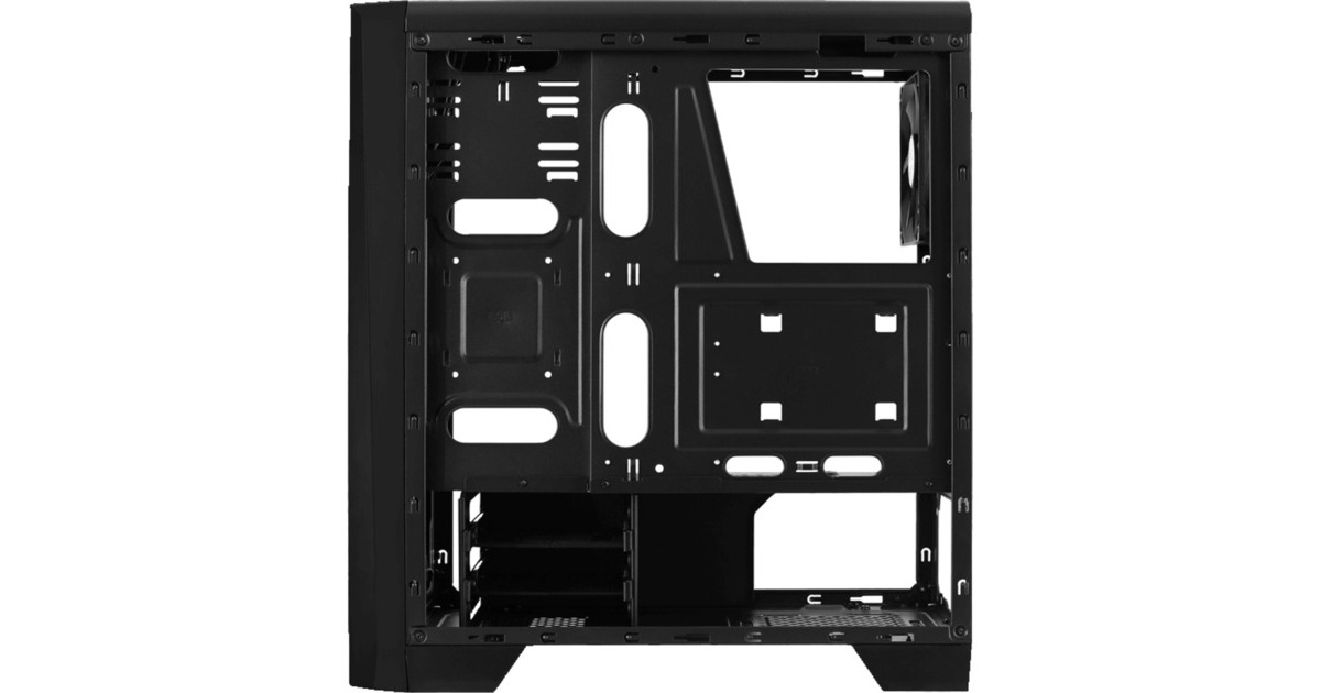 Aerocool Cylon, Tower-Gehäuse schwarz, Window-Kit