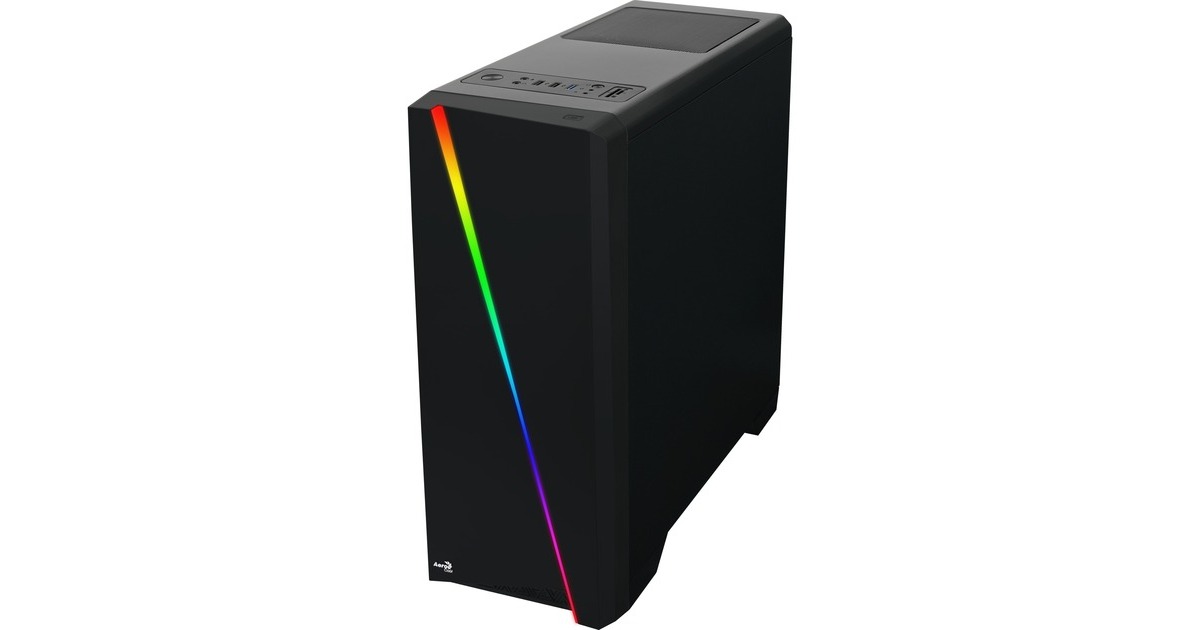 Aerocool Cylon, Tower-Gehäuse schwarz, Window-Kit