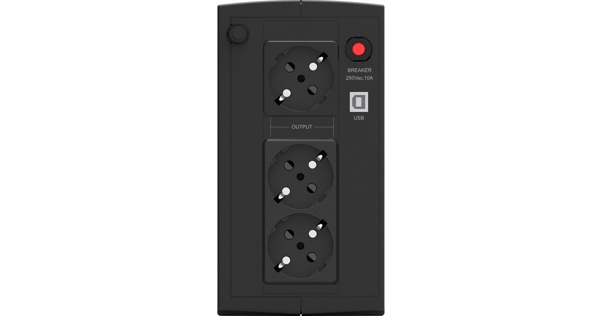 BlueWalker PowerWalker Basic VI 1000 SB, USV schwarz