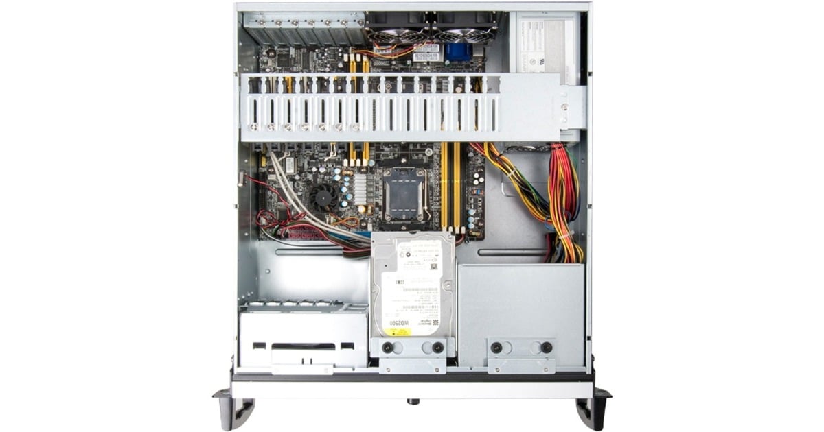 Chenbro RM42300, Rack-Gehäuse schwarz/silber, USB 3.0