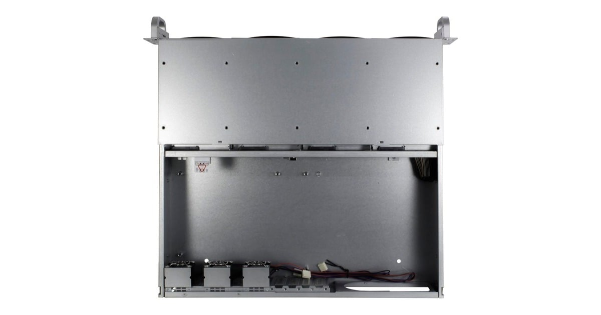 Inter-Tech 2U 2404S, Server-Gehäuse schwarz, 2 Höheneinheiten