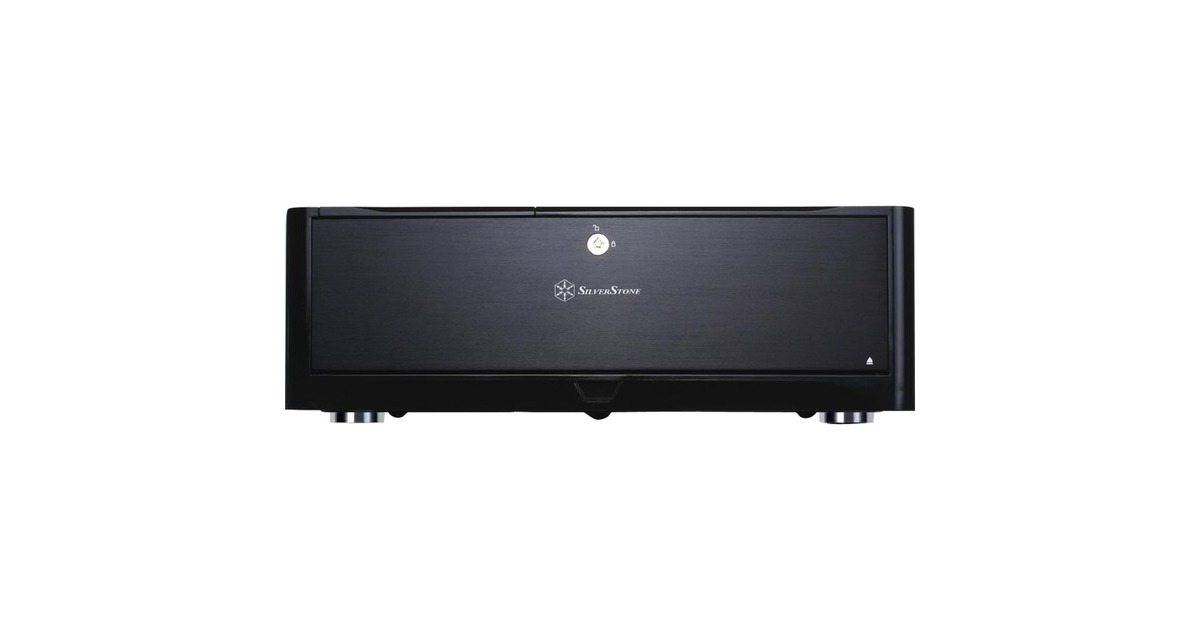 SilverStone GD06, Desktop-Gehäuse schwarz, Retail