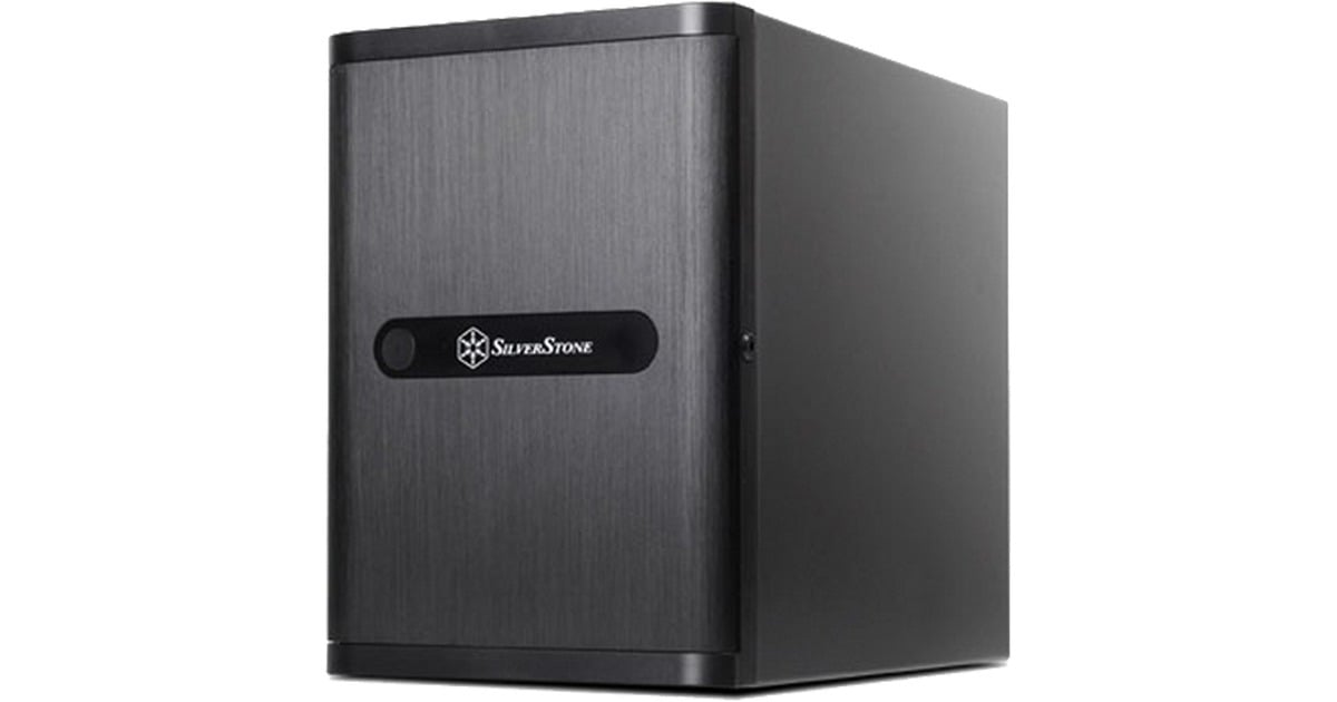 SilverStone SST-DS380B, Tower-Gehäuse schwarz
