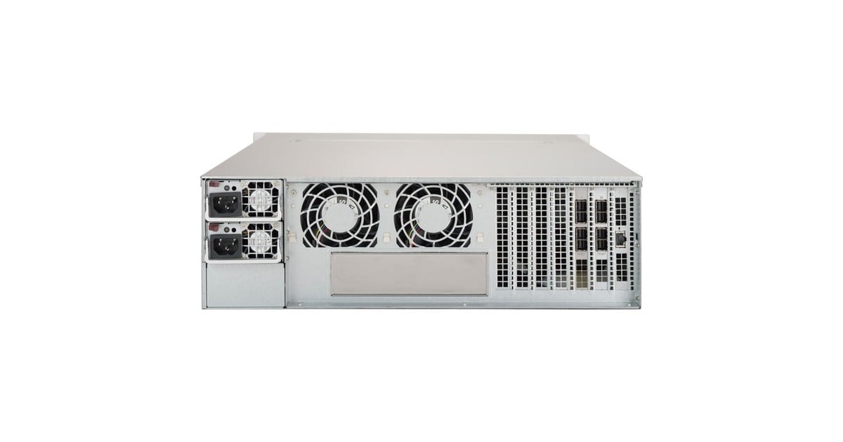 Supermicro CSE-836BE2C-R1K03JBOD, Rack-Gehäuse schwarz, 3 ...