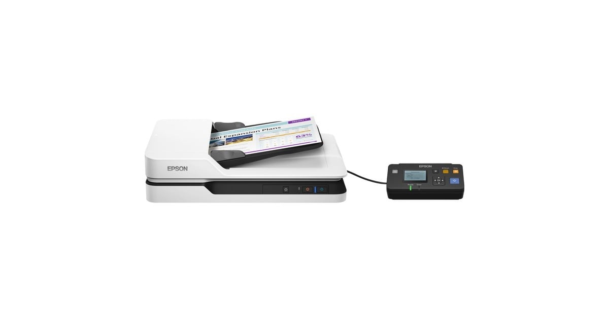 Epson WorkForce DS-1630, Flachbettscanner grau/schwarz