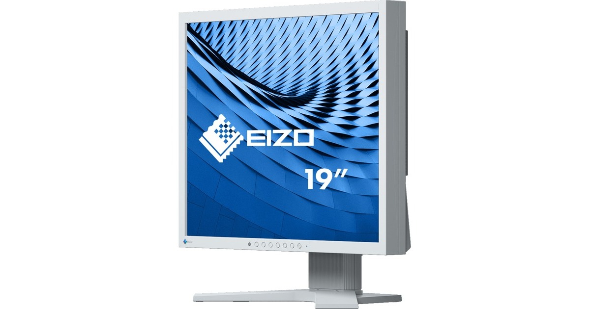 EIZO FlexScan S1934, LED-Monitor 48 cm (19 Zoll), grau, SXGA, IPS, DVI, DisplayPort, VGA, Audio