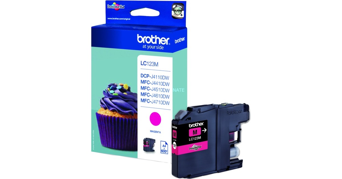 Brother Tinte magenta LC-123M Retail