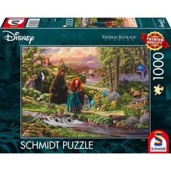 Schmidt Spiele Thomas Kinkade Studios: Disney Dreams Collection - Brave, Merida Legende der ...
